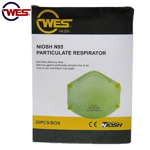 WES HK205 NIOSH N95 Dust Mask (20 pcs/box)